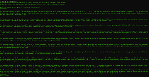 Summarizing and Querying Data from Excel Spreadsheets Using eparse and a Large Language Model